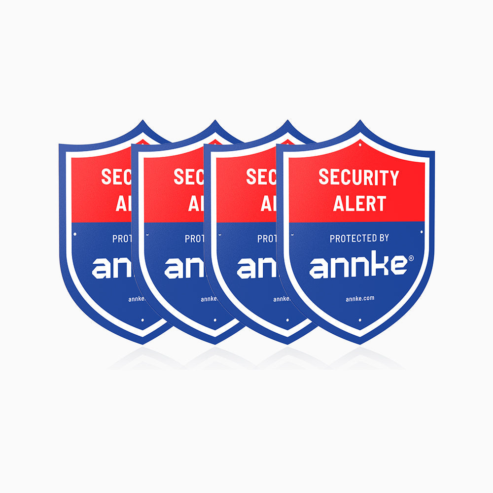 ANNKE 10" Heavy Duty 100% Aluminum Outdoor Security Sign - ANNKE Store ...